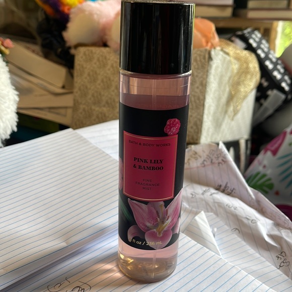 Bath & Body Works | Other | Bath And Body Works Pink Lily And Bamboo ...